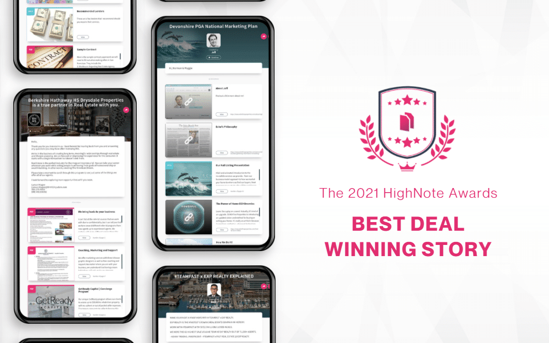 HighNote Awards - Best Deal Winning Story Winners