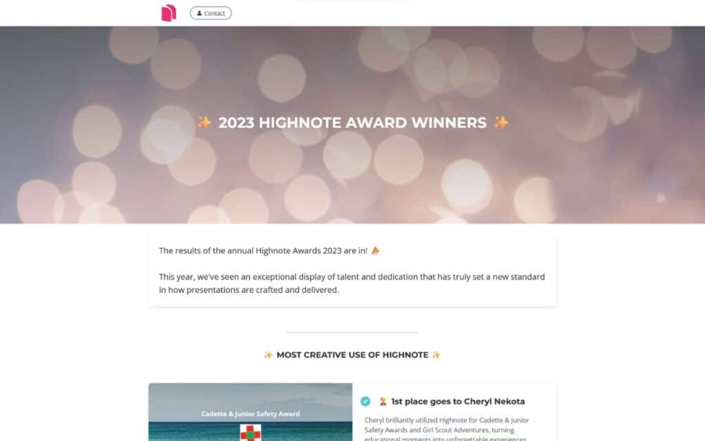 Built with Highnote - Highnote - Elevate Your Presentations